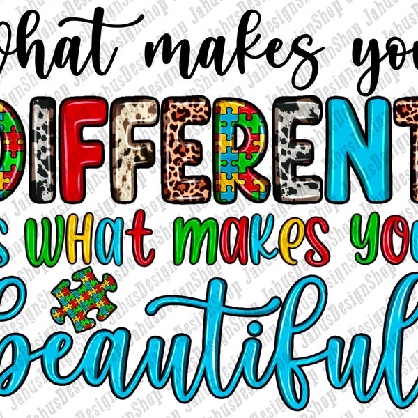 Different is Beautiful Svg - Etsy