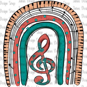 Music Note Symbol Treble Clef Bundle PNG, Glitter Pattern, Sublimation ...