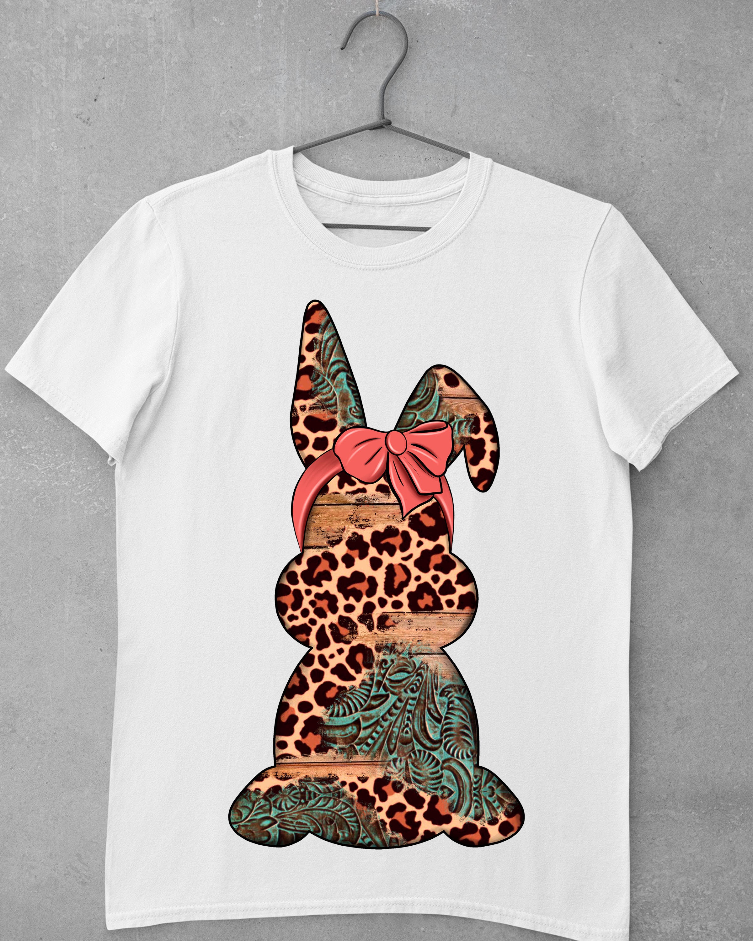 Leopard Bunny Png Sublimation Design, Easter Sublimation Png, Tooled ...