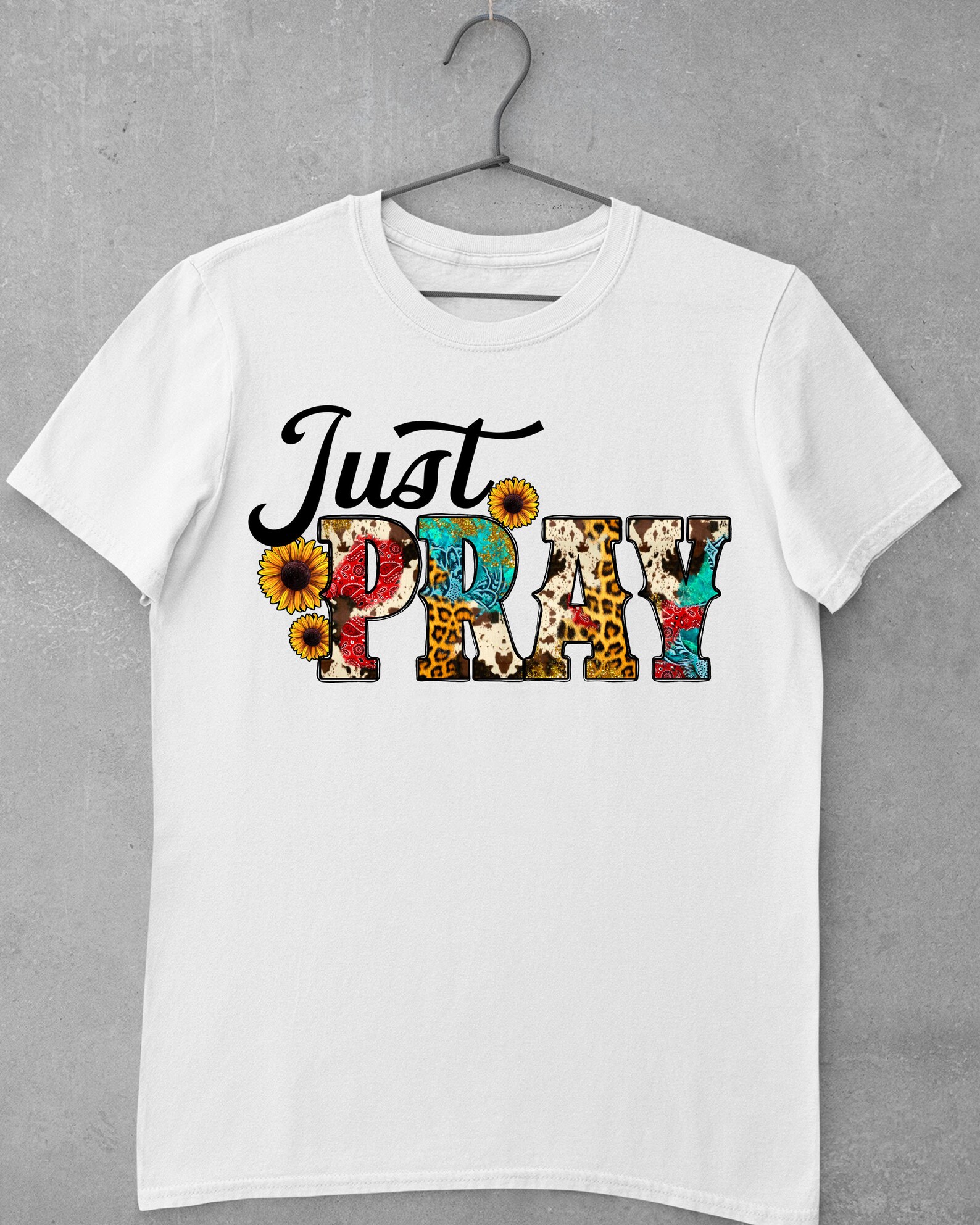 Just Pray Png, Cowhide Png, Leopard Png,christian Sublimation Designs ...