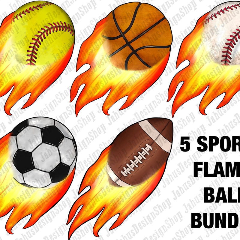 Softball Fire - Etsy
