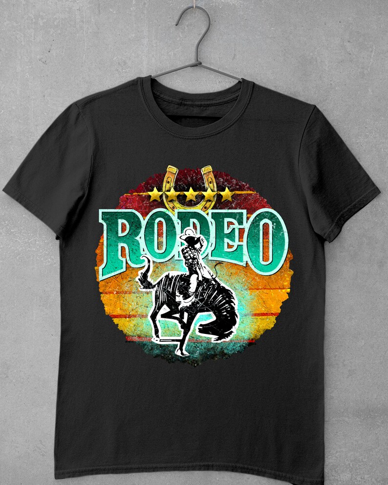 Rodeo Round Png Sublimation Designrodeo Png Rodeo Horseshoe - Etsy