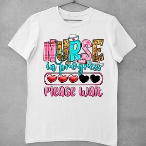 Nurse in Progress Please Wait Png Sublimation Design Download, Nurse ...