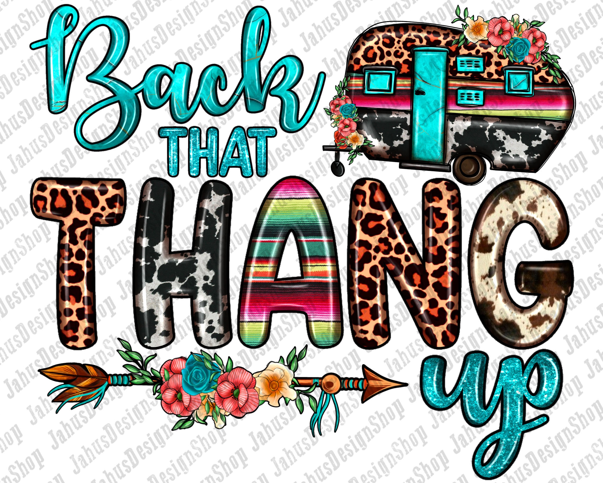 Back That Thang up Png Sublimation Design Camping Png Camp - Etsy