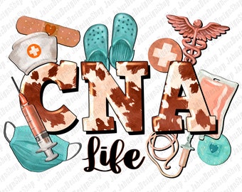 CNA Certified Nursing Assistant Png Sublimation Design Download, Nurse ...