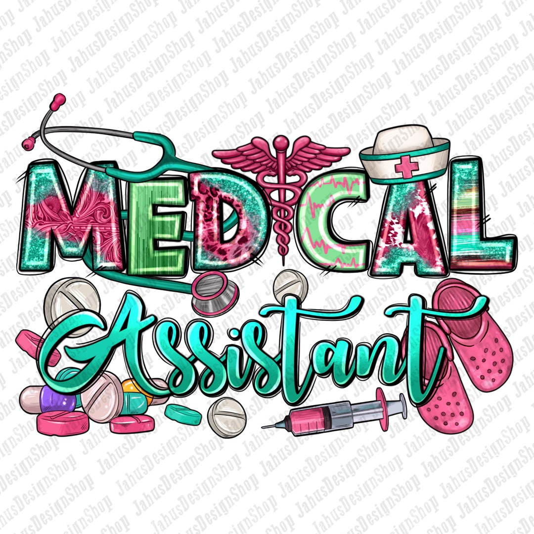 Medical Assistant Png Sublimation Design Download, MA Nurse Png, Nurse ...