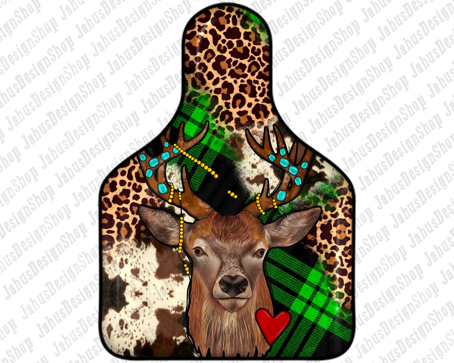 Western Christmas Cow Tag Png Bundle Design, Christmas Cow Tag Png ...