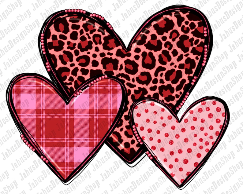 Western Leopard Pink Hearts Png Sublimation Design Pink Heart - Etsy