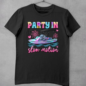 Party in Slow Motion Png Sublimation Design Download, Boat Png, Lake ...
