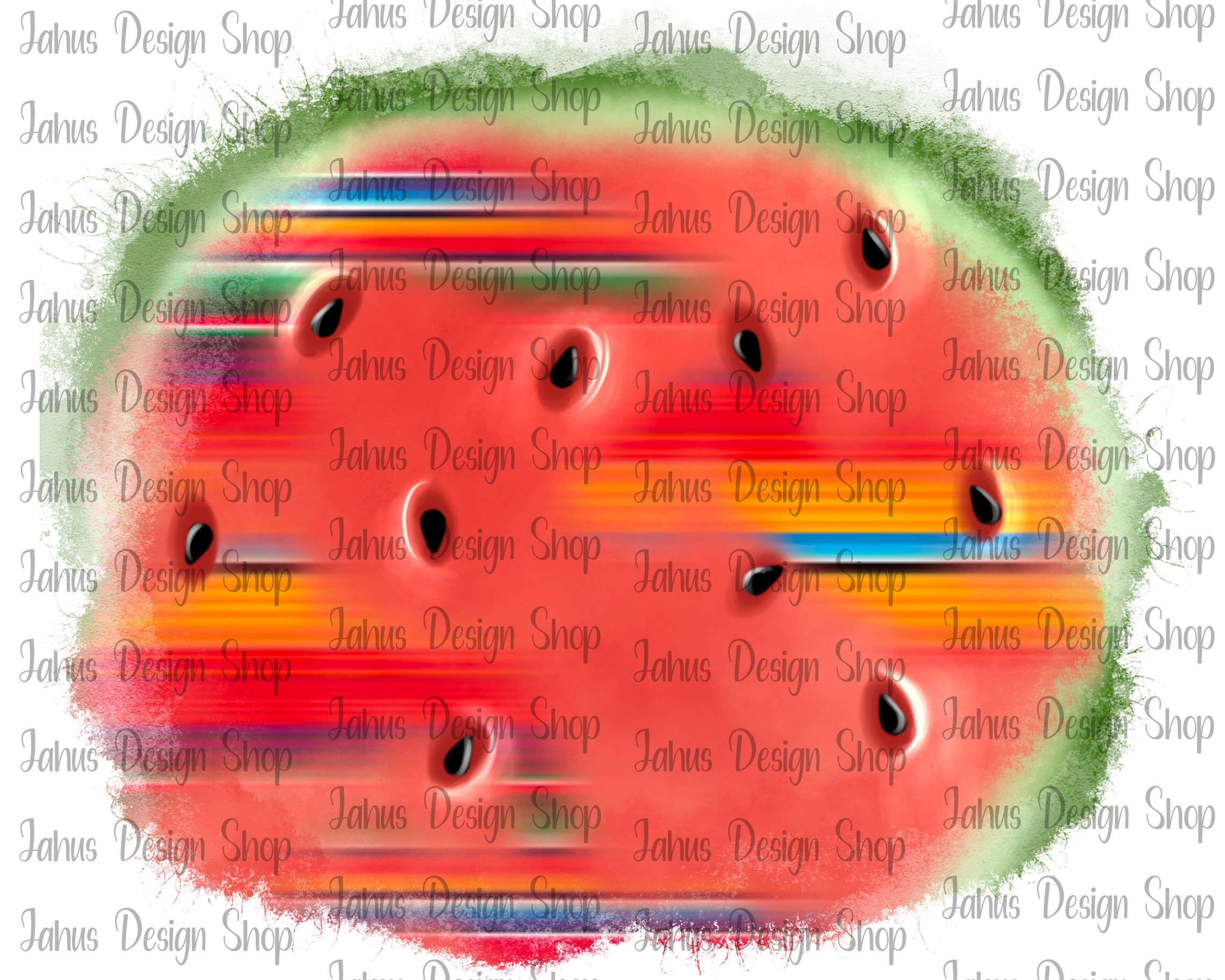 Watermelon Patch Bundle Png, Sublimate Designs Bundle, Leopard, Serape ...
