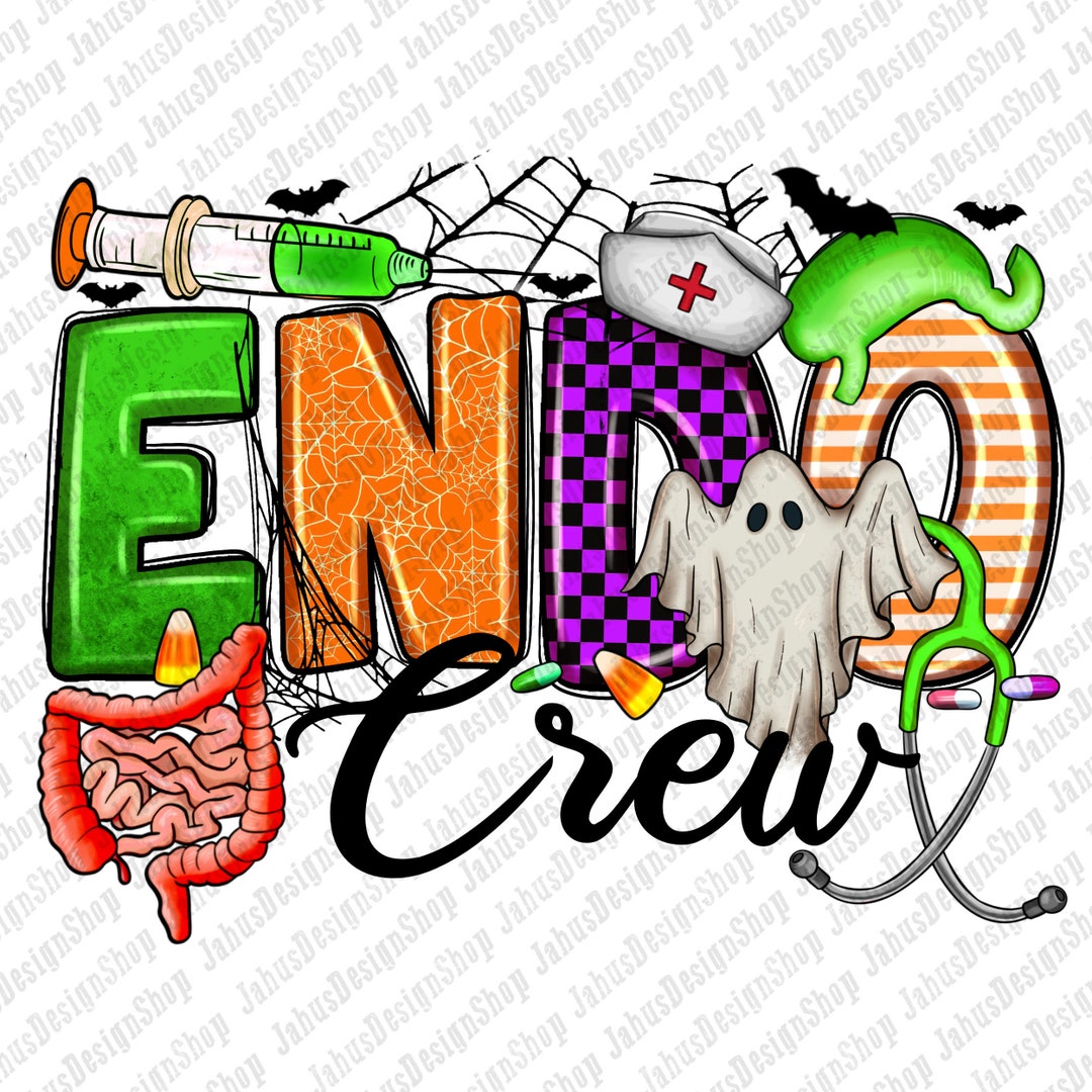 Halloween ENDO Crew Png Sublimation Design Download, Happy Halloween ...