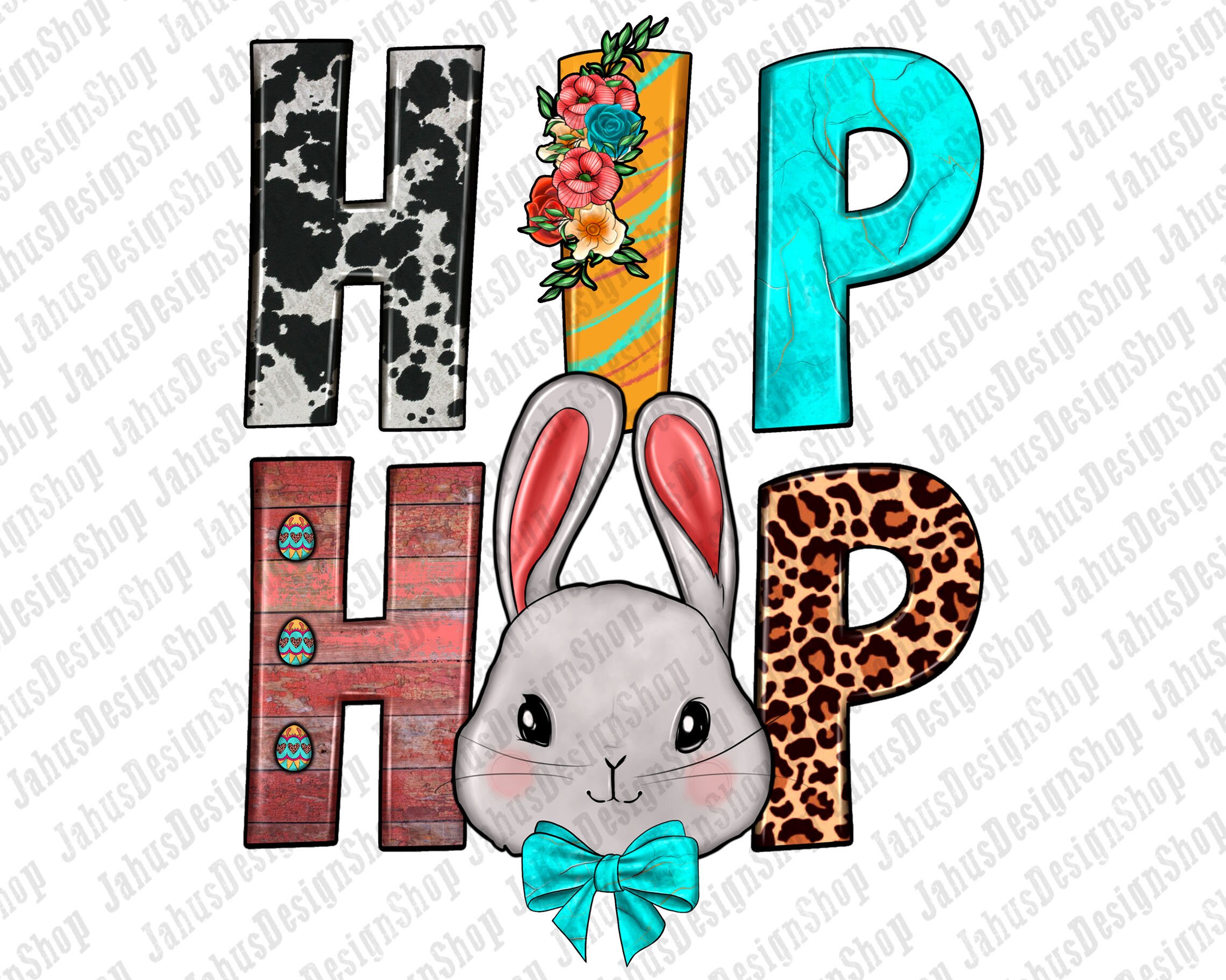 Hip Hop Bunny Png Sublimation Design Easter Sublimation Png | Etsy