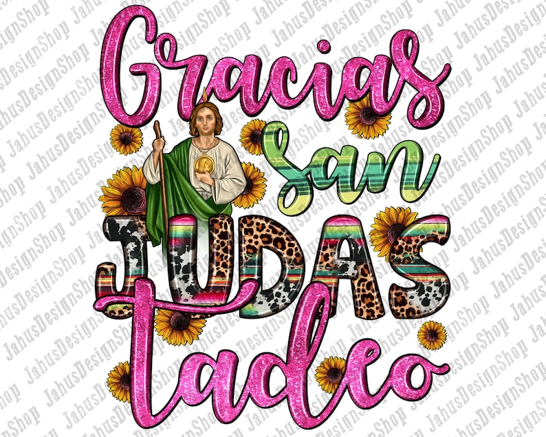 Gracias San Judas Tadeo Png Sublimation Design Jude The - Etsy México