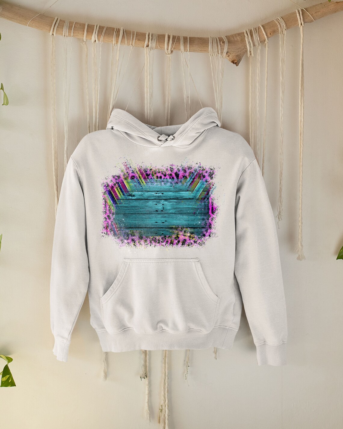 Western Leopard Serape Background PNG Western Frame PNG | Etsy