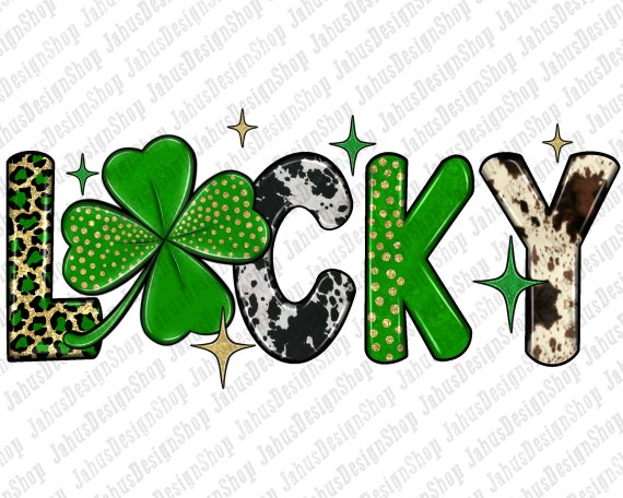 St. Patrick's Day Lucky PNG Sublimation Design St. | Etsy
