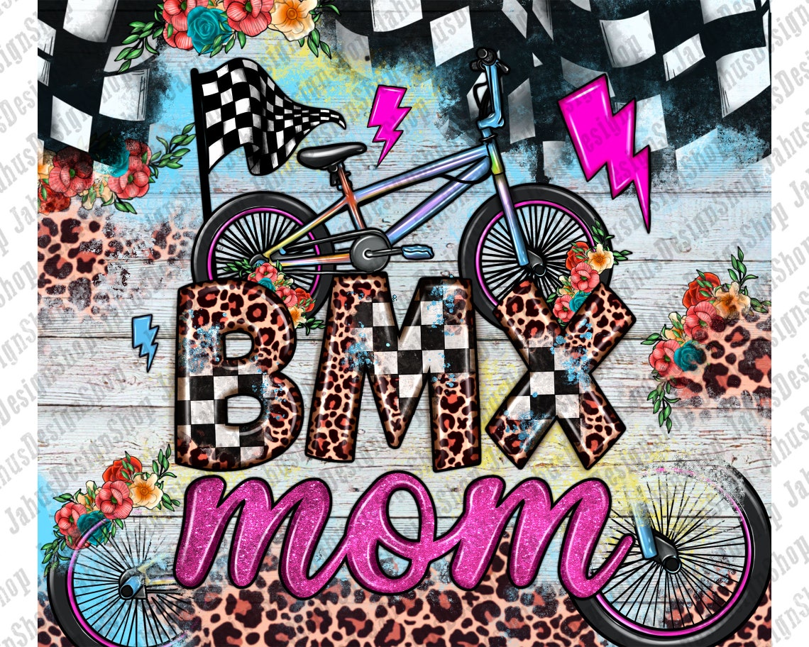 Western Bmx Mom Tumbler Png Sublimation Design, 20oz Skinny Tumbler Png ...