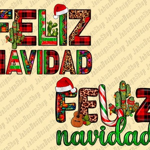 Mexican Christmas Bundle 15 Png Designs, Merry Christmas Png,feliz ...