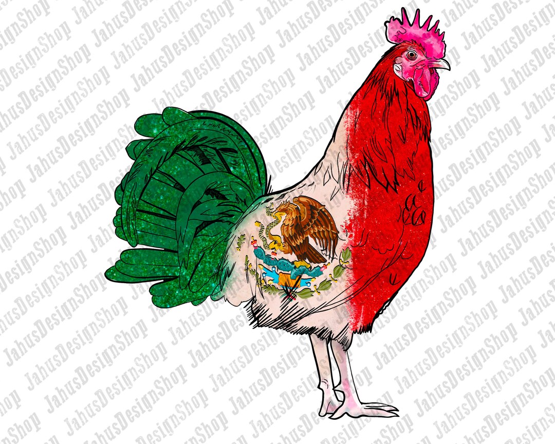 Mexican Rooster Png Sublimation Design Download, Rooster Png Design ...