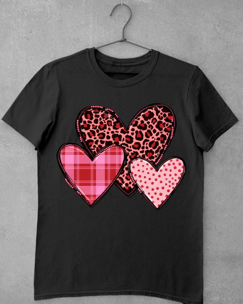 Valentines Day Hearts Png Sublimation Design Pink Heart Png - Etsy