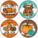 Fall Car Coaster Png Sublimation Design Bundle, Fall Car Coaster Png ...