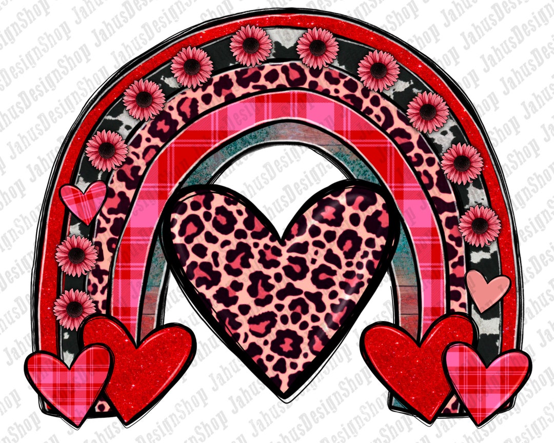 Valentines Heart Rainbow Png,valentine Rainbow Png,valentine Png,heart ...
