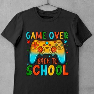 Game Over Back to School Png Sublimation Design, School Png, Back to ...