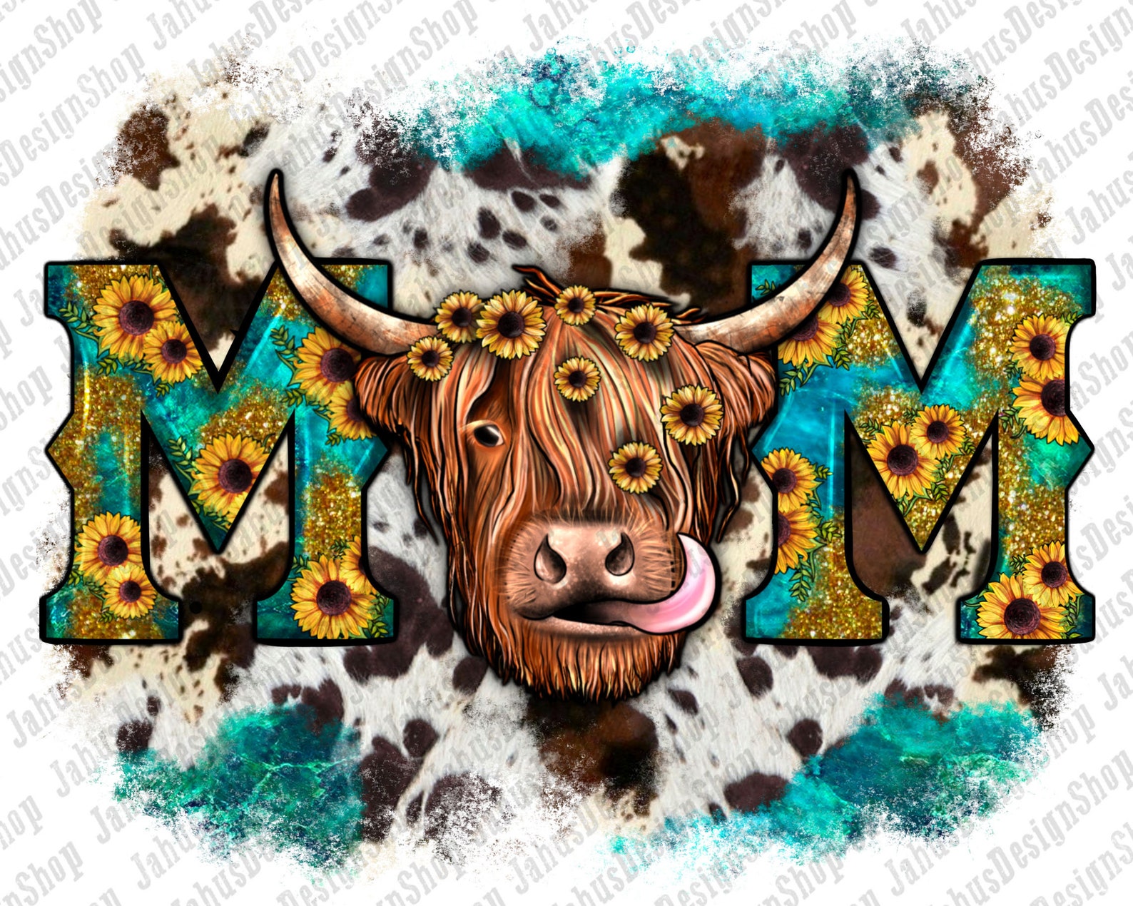 Western Cow Mom Png Sublimation Design Cow Mama Png Western - Etsy