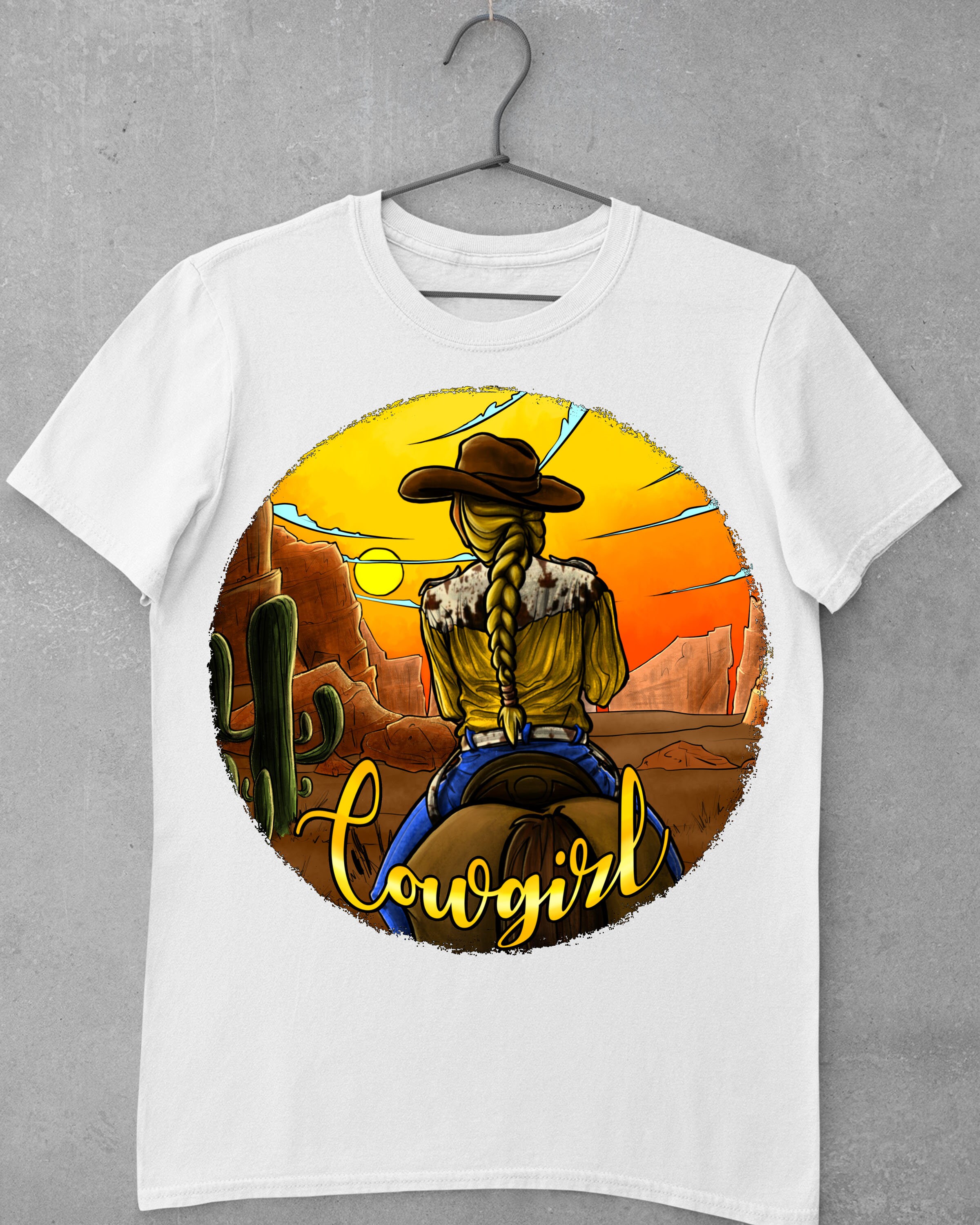 Western Cowgirl Png, Cowboy Hat, Western Cactus, Desert Landscape ...