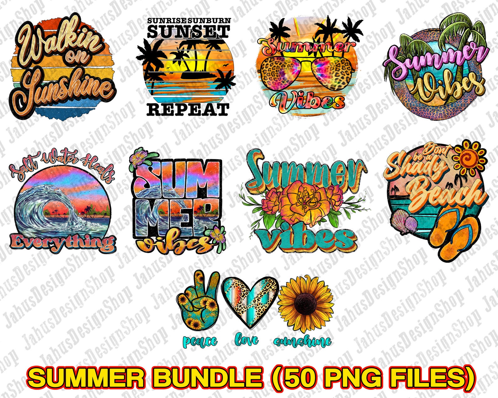 Western Summer 50 Png Designs Bundle, Summer Png, Western Summer Png ...