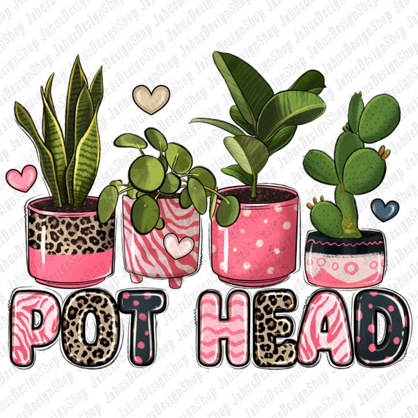 Pot Head Png - Etsy