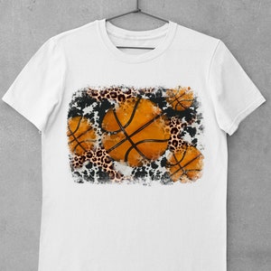 Basketball Leopard Distressed Background Png Design, Basketball ...