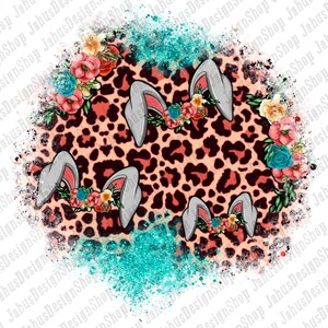 Easter Leopard Patch Png Sublimation Design Bundle, Easter Sublimation ...