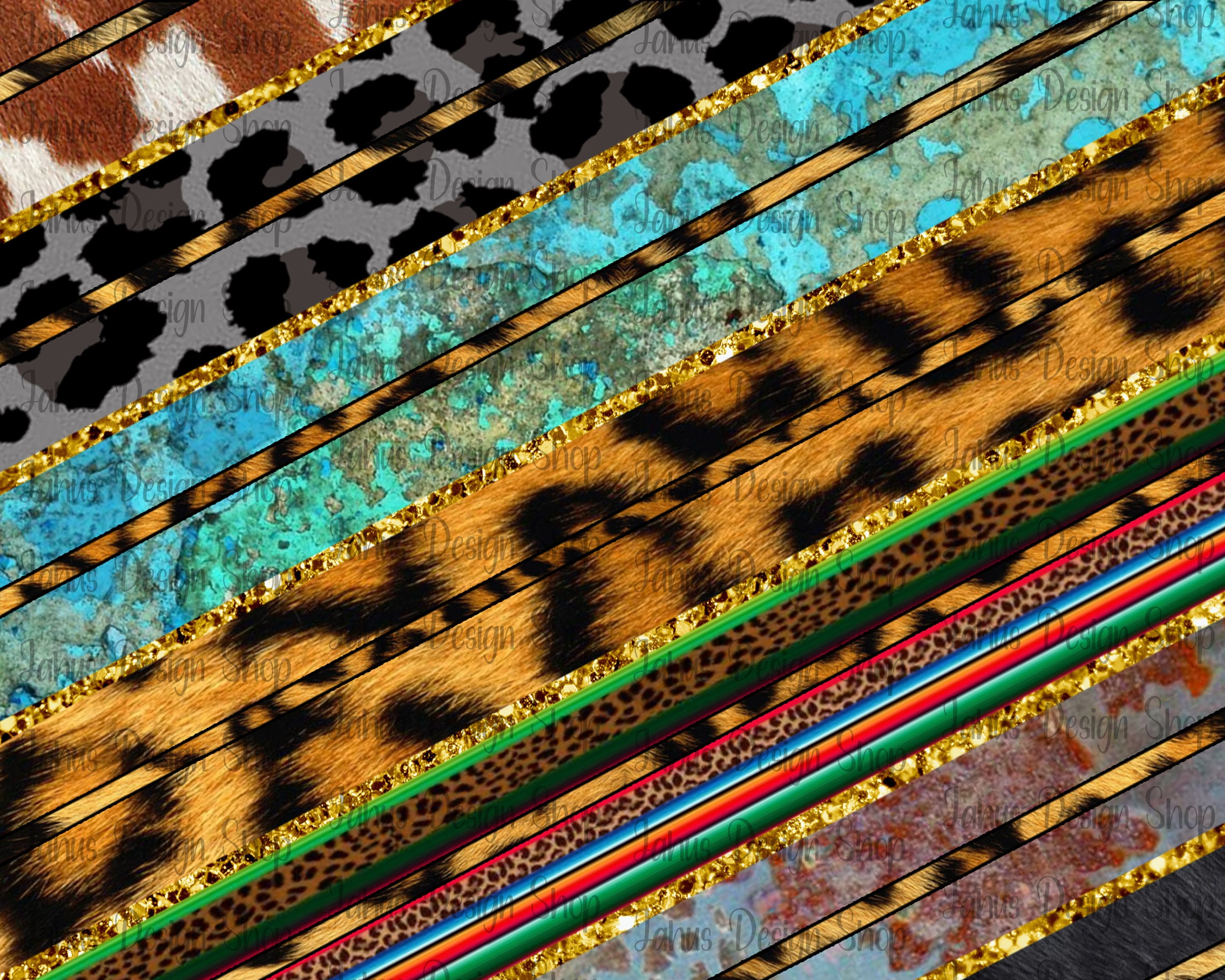 Serape Glitter Logo Frame Background Distressed Sublimation Design PNG ...