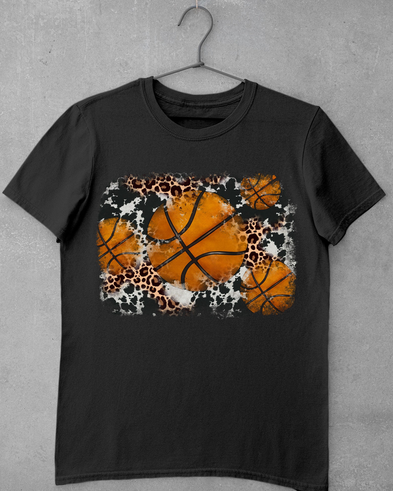 Basketball Leopard Distressed Background Png Design - Etsy