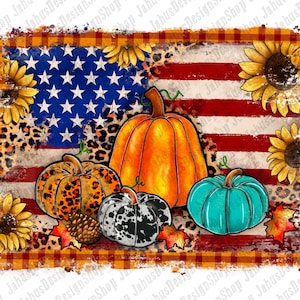 American Flag With Fall Distressed Background Png Design, American Flag ...