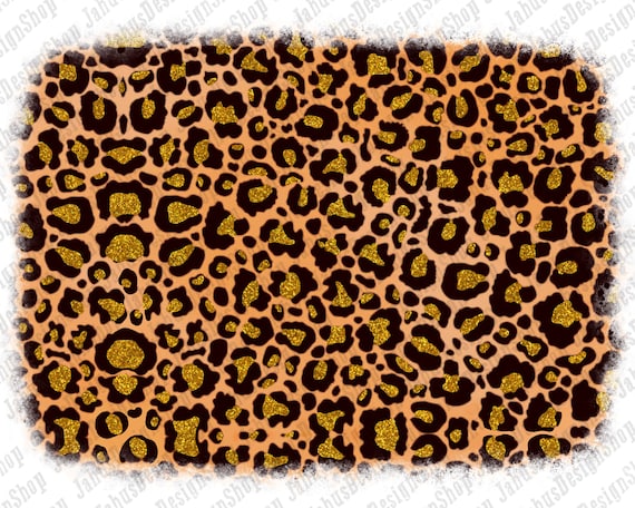 Leopard Distressed Background Png Design Leopard Background - Etsy
