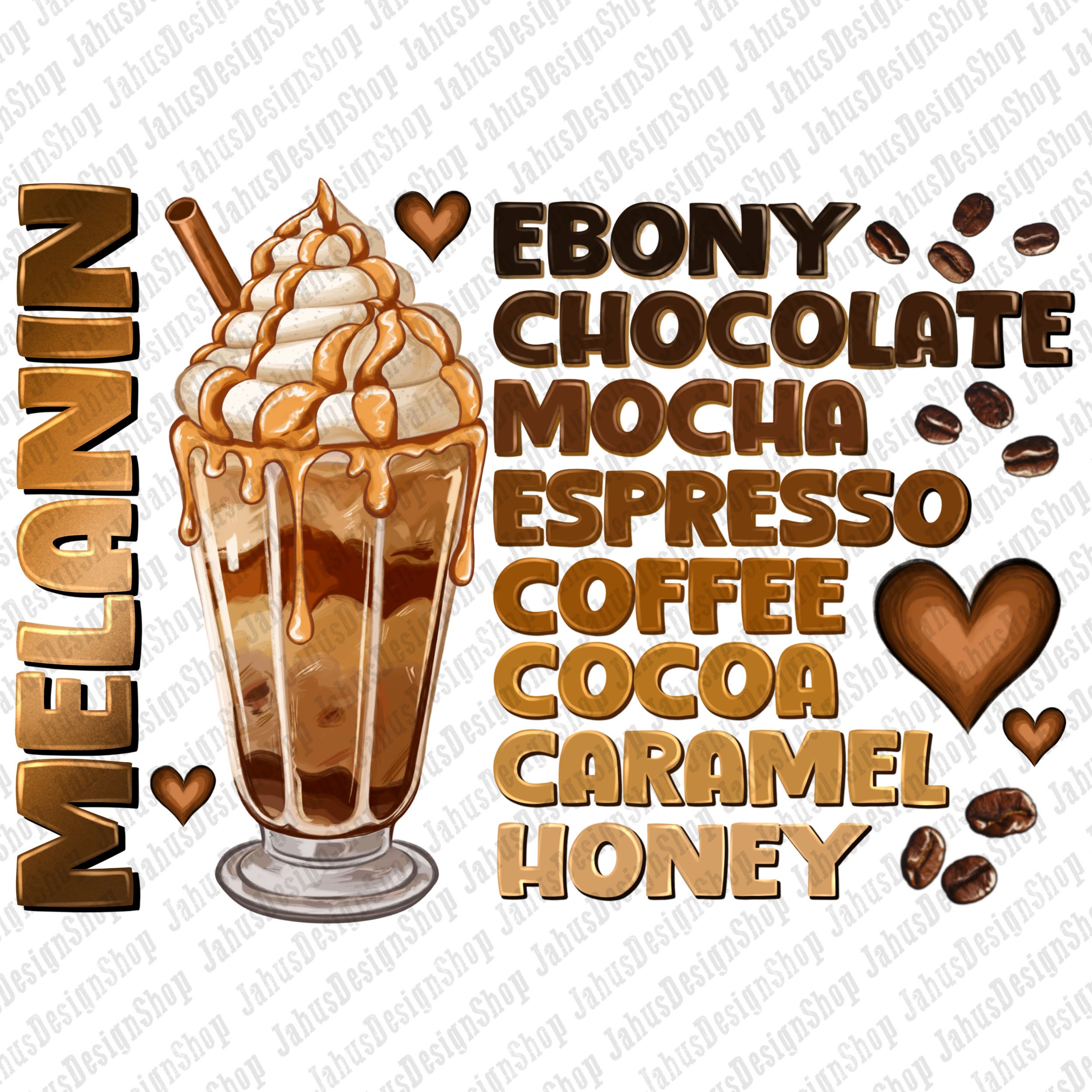 Melanin Coffee Png Sublimation Design Download, Juneteenth Celebrating ...