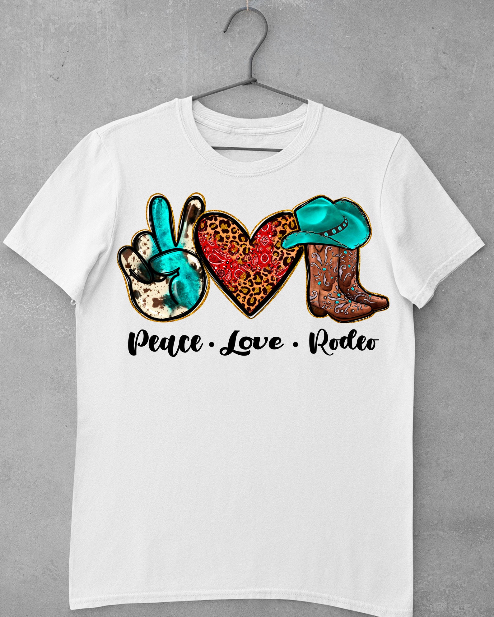 Peace Love Rode Png Sublimation Design, Peace Love Rodeo Png, Peace ...