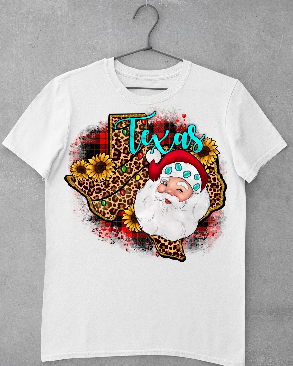 Santa Texas Map Png Sublimation Design, Christmas Texas Map Png, Texas ...