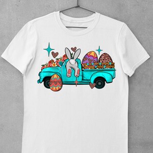 Easter Bunny Truck Png Sublimation Design, Easter Sublimation Png ...