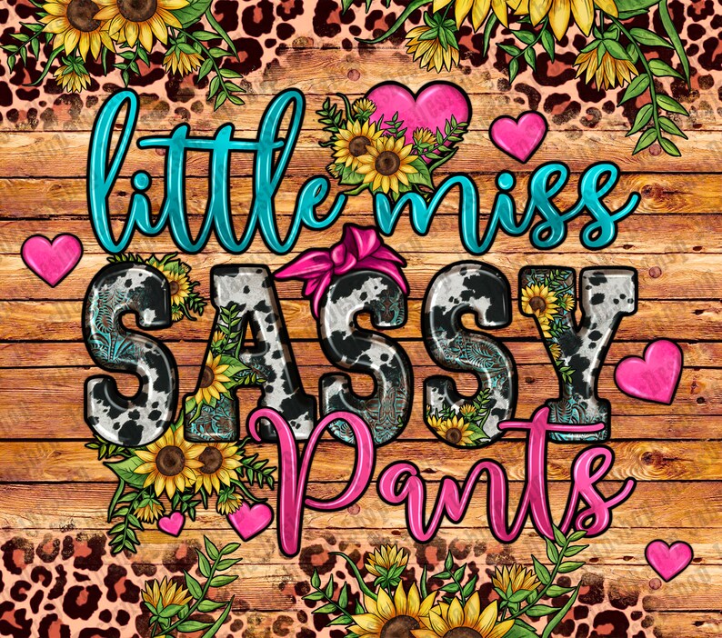 Western Little Mis Sassy Pants Tumbler Png Sublimation Design, Western ...