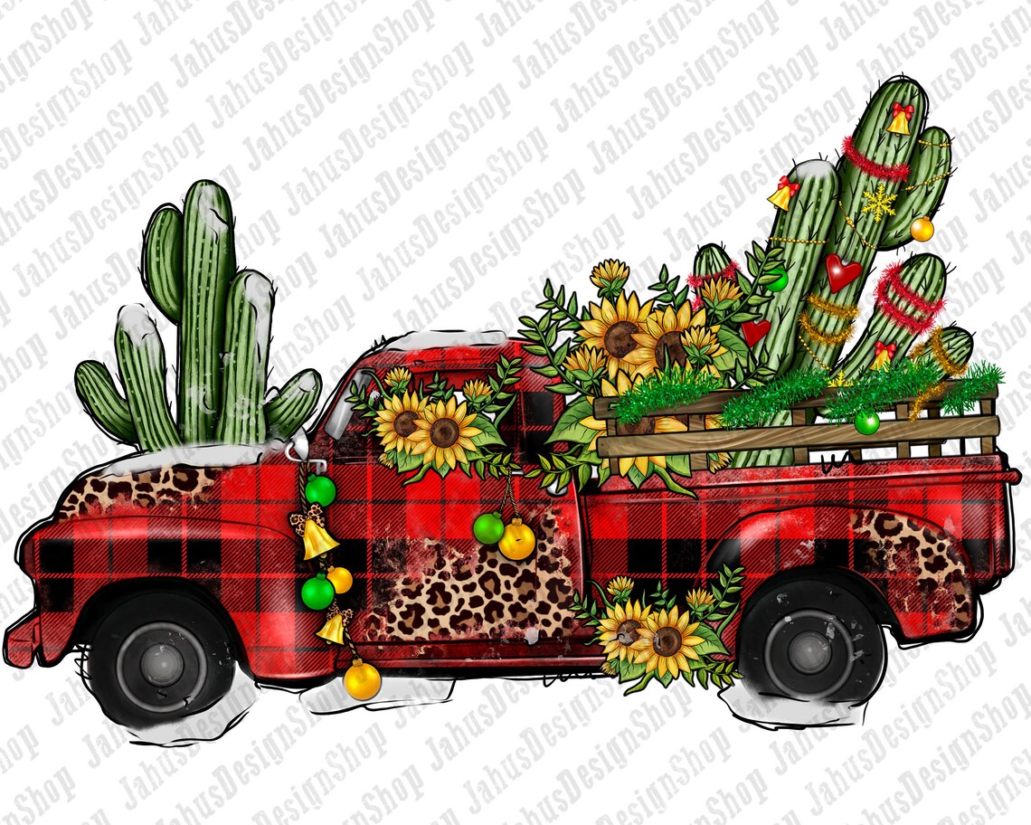 Christmas Farm Truck Png Sublimation Design Farm Truck Png - Etsy