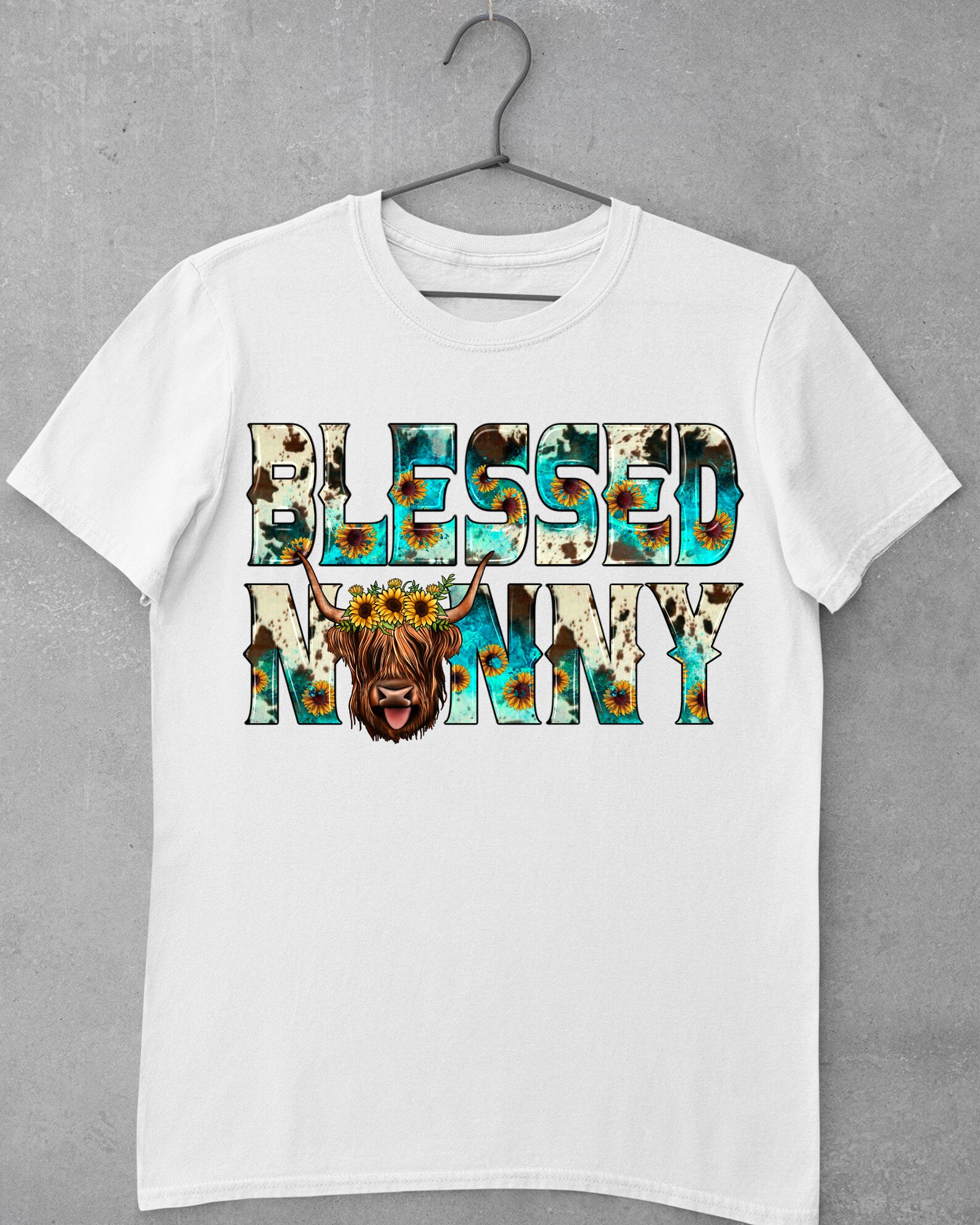 Western Blessed Nanny Png Sublimation Design Download - Etsy