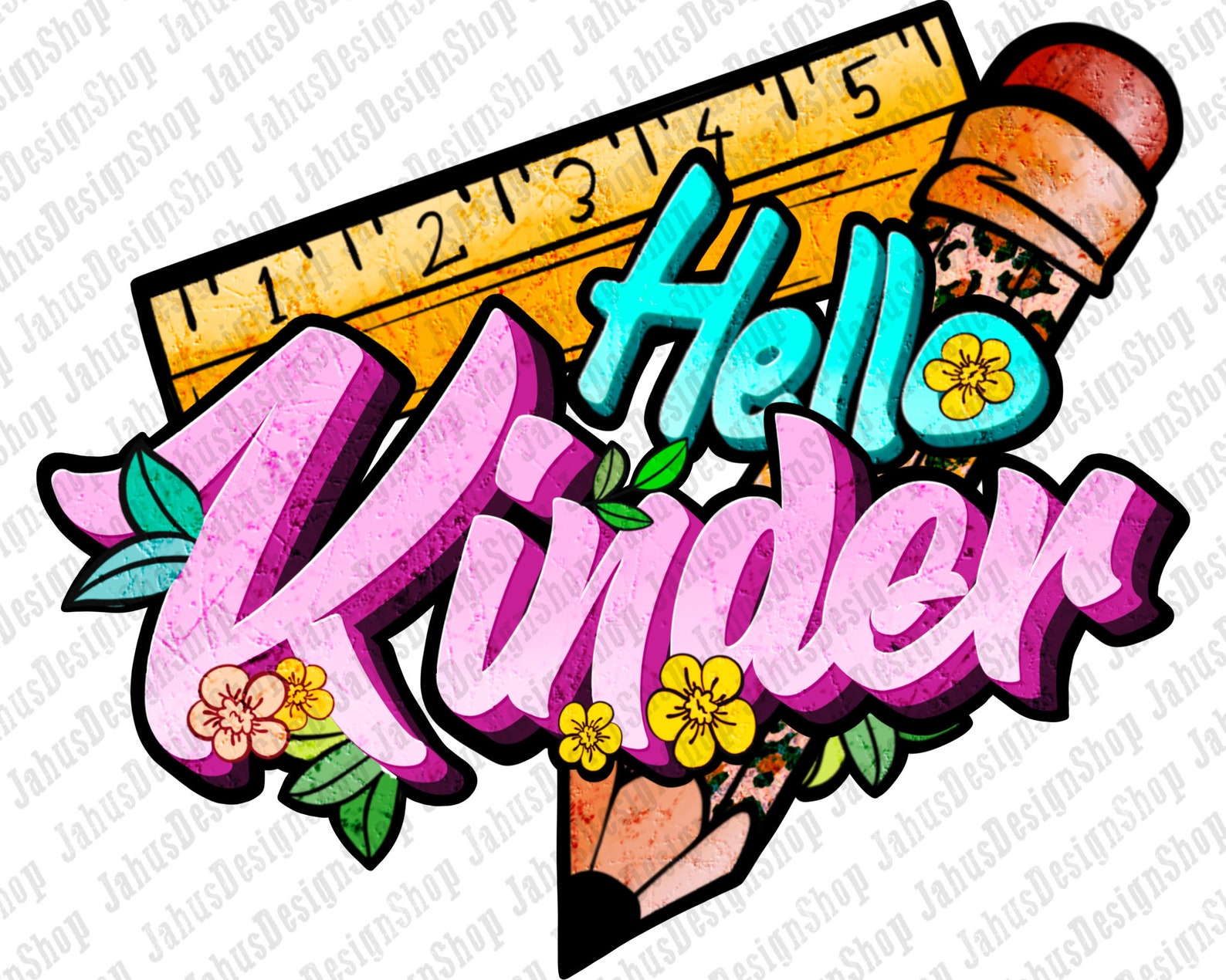 Hello Kindergarten Pngkindergarten Pngback to School - Etsy