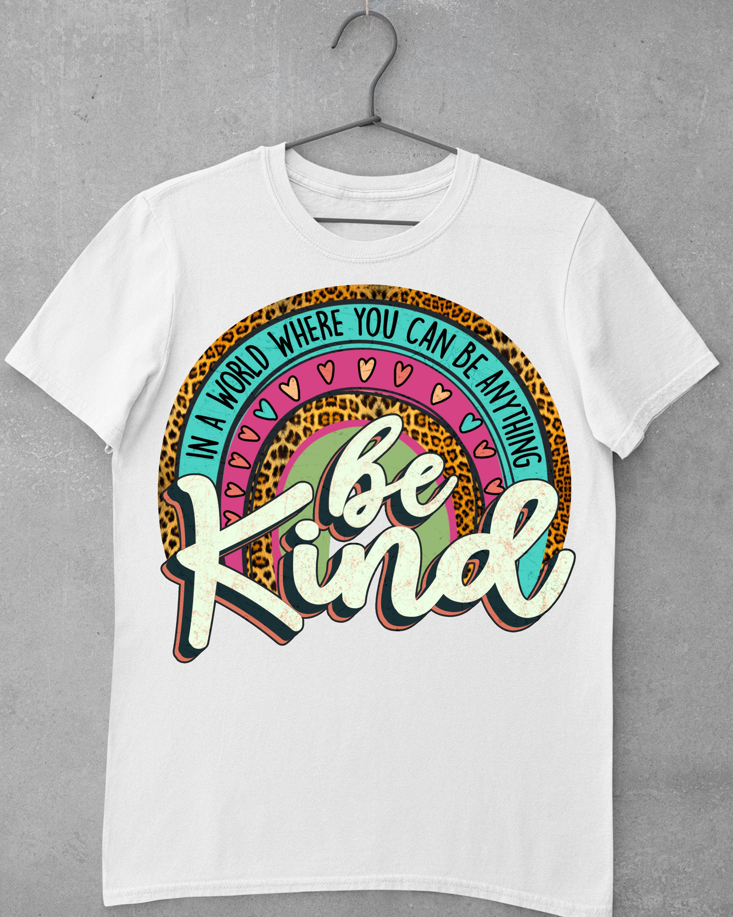 Be Kind Leopard PNG, Be Kind Clipart, Western Be Kind Png, Colorful Be ...