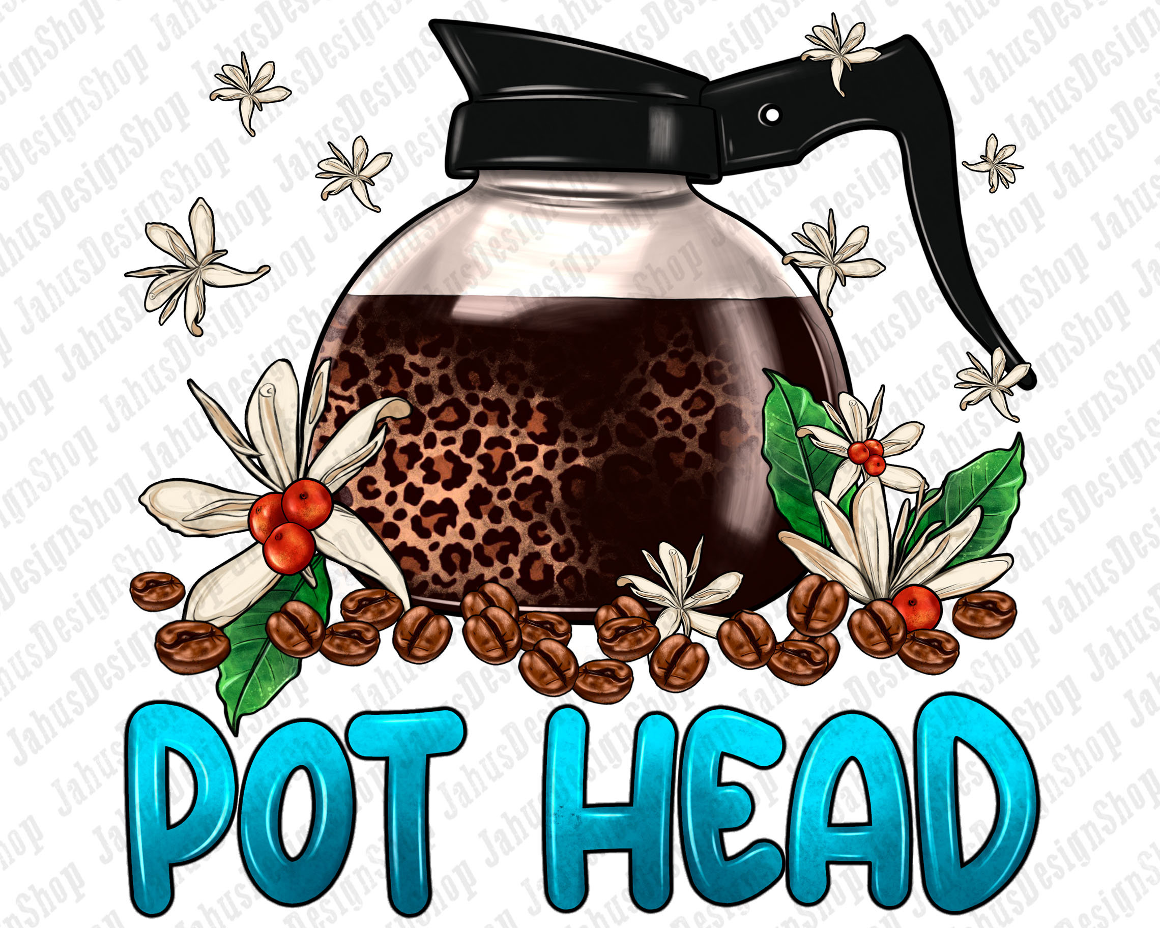 Western Pot Head Png Sublimation Design Coffee Love - Etsy