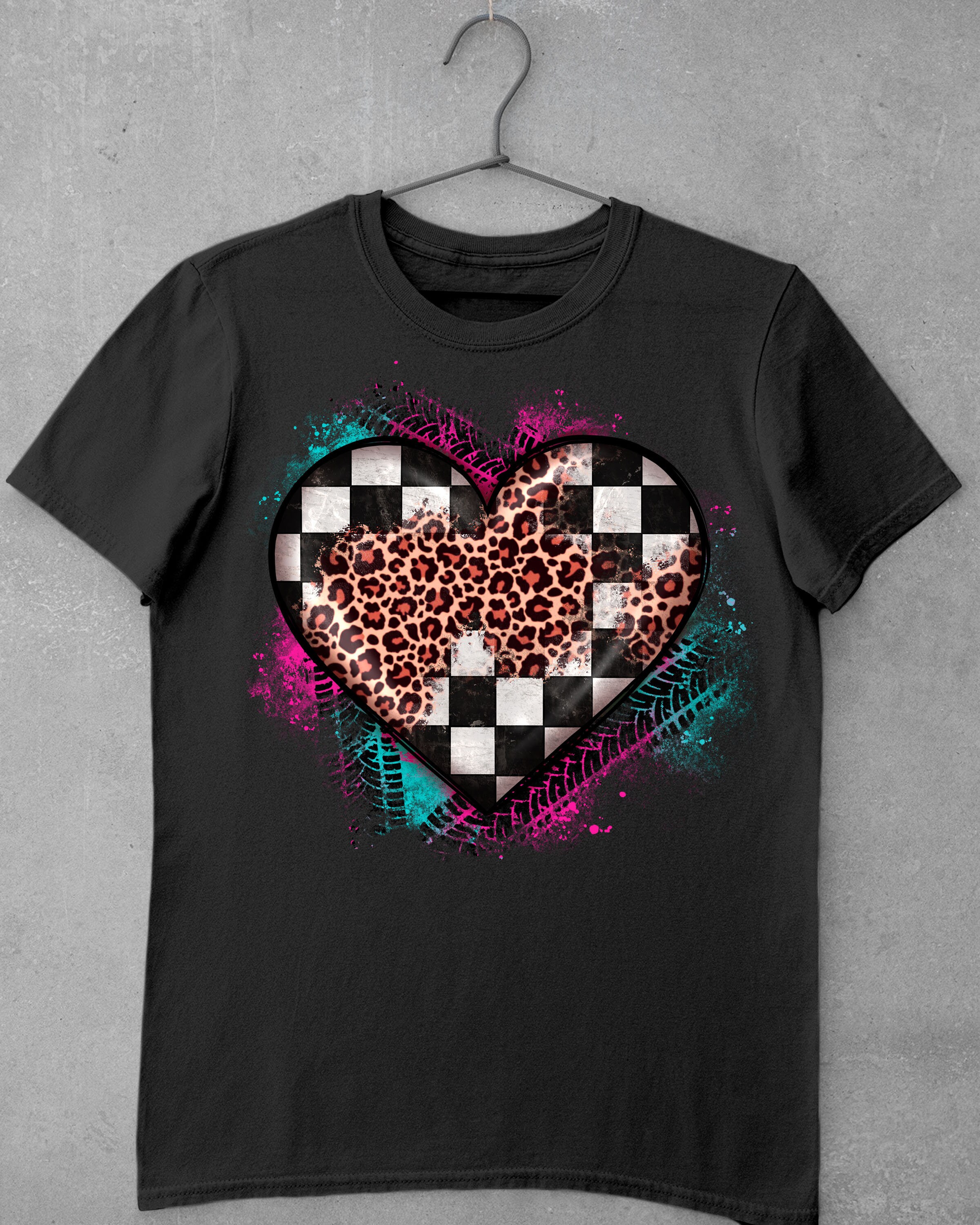 Westen Race Heart Png Sublimation Designcheckered Race - Etsy