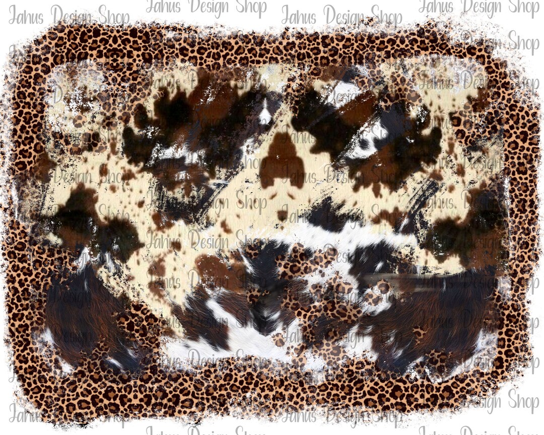 Western Cowhide Leopard Background PNG, Western Png,western Background ...