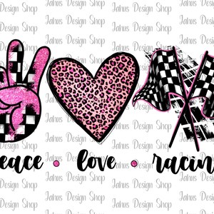 Peace Love Racing Png, Sublimate Design Downloads, Racing Flag Png ...