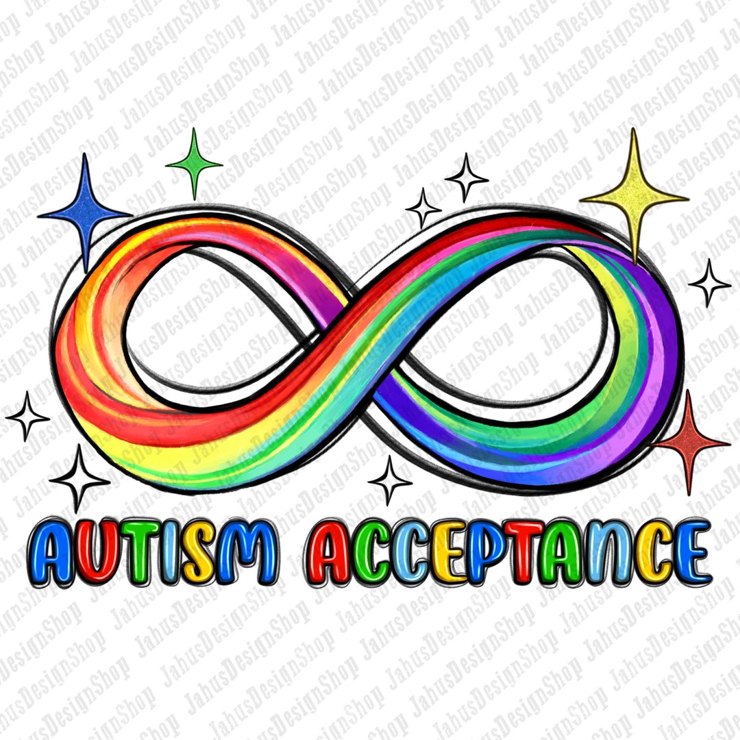 Autism Acceptance Png Sublimation Design Download, Autism Awareness Png ...